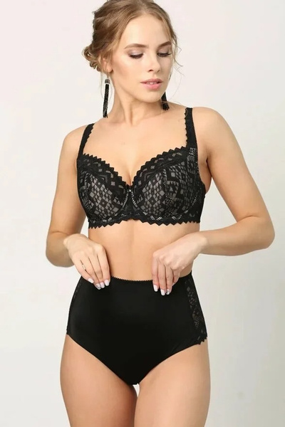 Бюстгальтер Женский Ze:Bra мягкая чашка на каркасе, размер 85I черный Полиамид, Эластан ...