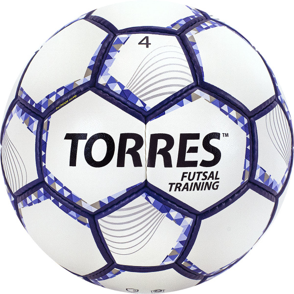 Мяч для мини-футбола TORRES Futsal Torres12, 4 размер, белый купить c ...