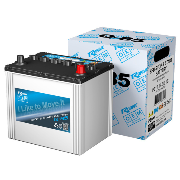 Аккумулятор автомобильный RDrive Q85 PE1T-18-520 9B купить по выгодной ...