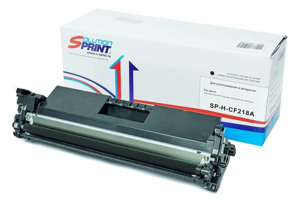 Расходник для печати Solution Print HP 18A /CF218A 1, Черный (black ...