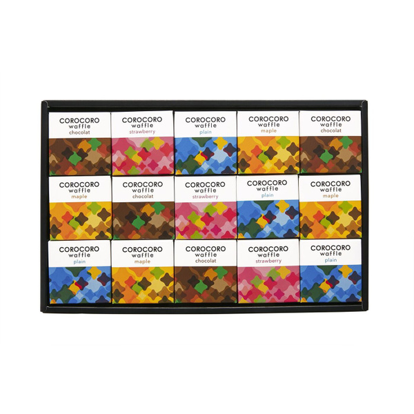 Corocoro Waffle Cube /шоколад, клубника, клен/ набор из 15 штук, 1 ...