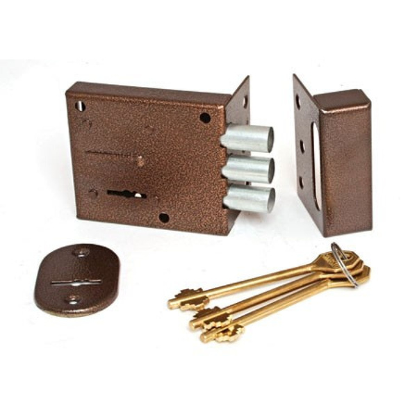 Замок накладной БИФ-0026-13-ЛК купить на OZON по низкой цене (1881350061)