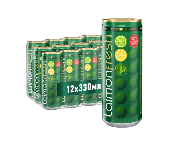Laimon Fresh газированный напиток Лаймон Фреш, 0,33 л х 12 шт - купить ...