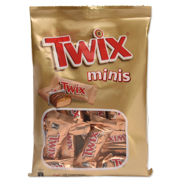Батончик Twix Minis шоколадный 184 г - купить с доставкой по выгодным ценам в интернет-магазине ...