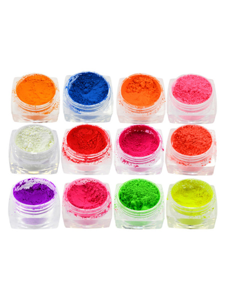 Набор для дизайна ногтей/ неоновые пигменты XB01 12 шт. - купить с ...