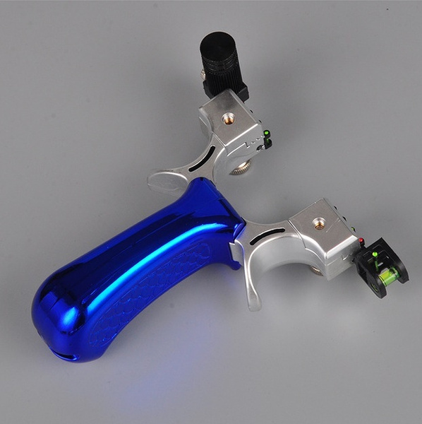 Мощная лазерная рогатка Laser Slingshot Three (blue) для охоты ...