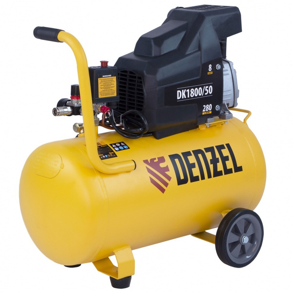 Компрессор Масляный Denzel, 1800 Вт - купить по выгодным ценам в ...