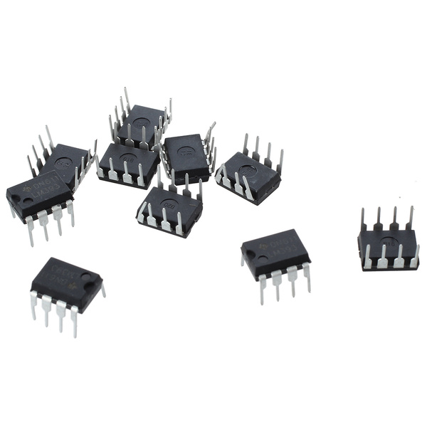 10 Шт. LM393N LM393 DIP-8 Маломощный Компаратор Двойного Напряжения ...