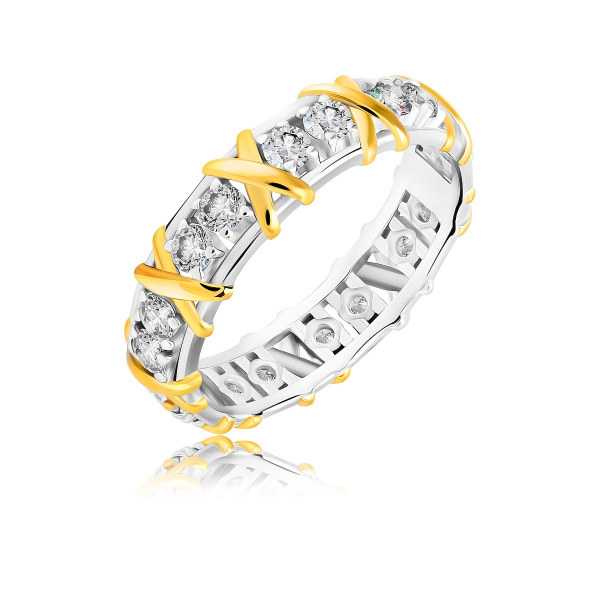 VALTERA Кольцо Серебро позолоченное 925 пробы - купить с доставкой по ...