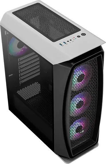 Aerocool Компьютерный корпус Aero One Frost-G-WT-v1, белый (ACCM ...