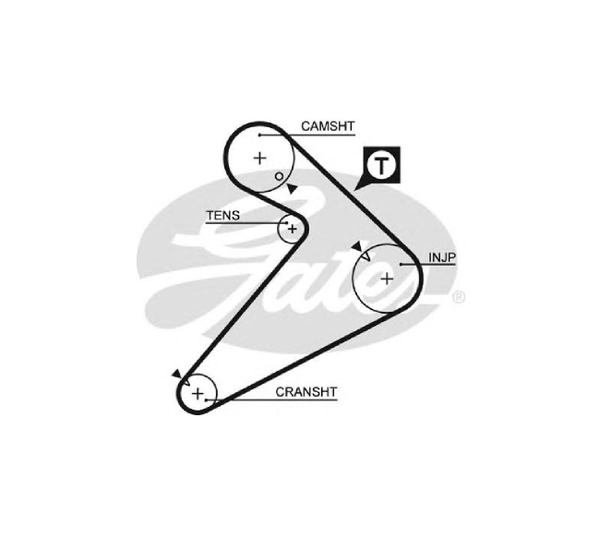 Ремень ГРМ Hyundai H100 / Mitsubishi Galant/L200/L300/Pajero - Gates ...