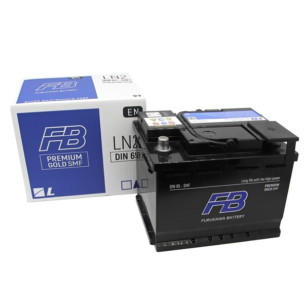 Аккумулятор FURUKAWA BATTERY FB Gold SMF DIN арт. LN2 (DIN 65), Ёмкость 65 Ah, пусковой ток 580 ...