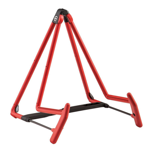 K&M 17580-014-59 стойка для акустической гитары, цвет красный, 2 медиатора в комплекте - купить ...