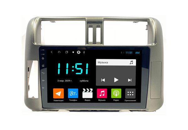 Магнитола Mediabass Toyota Prado 150 2010-2014, Android 12, 4/64ГБ ...