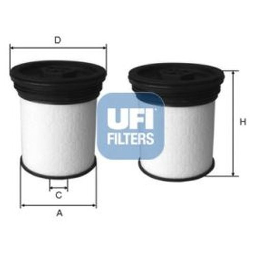 Фильтр топливный UFI 2604700 - купить по выгодным ценам в интернет ...