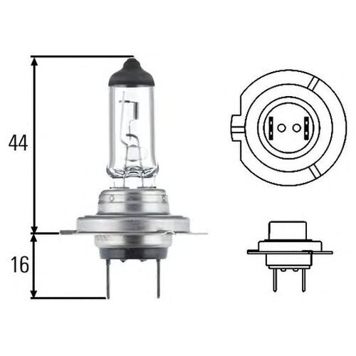 Лампа автомобильная HELLA/BEHR/PAGID купить по низкой цене с доставкой в интернет-магазине OZON ...