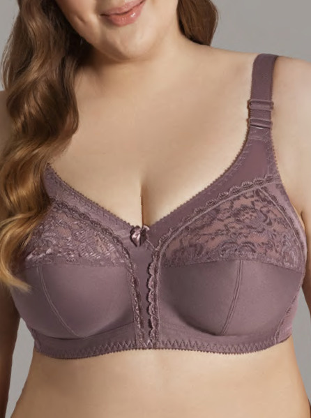 Бюстгальтер Женский Misstyle, размер 85B коричневый Повседневный Беларусь Крючки Однотонный ...