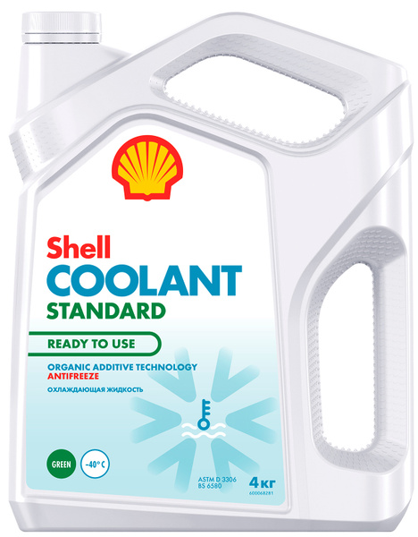 Антифриз Shell Coolant_зеленый, Готовый раствор купить по выгодной цене ...