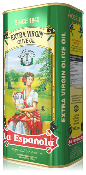 Масло оливковое La Espanola Extra Virgin, 1 л - купить с доставкой по ...