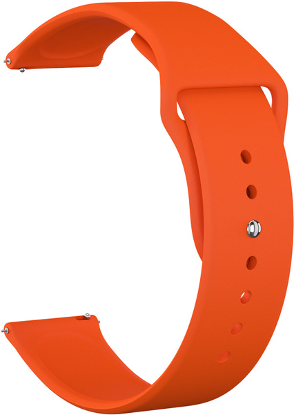 Ремешок силиконовый GSMIN Sport Band 20 для Amazfit GTS 2e (Оранжевый ...