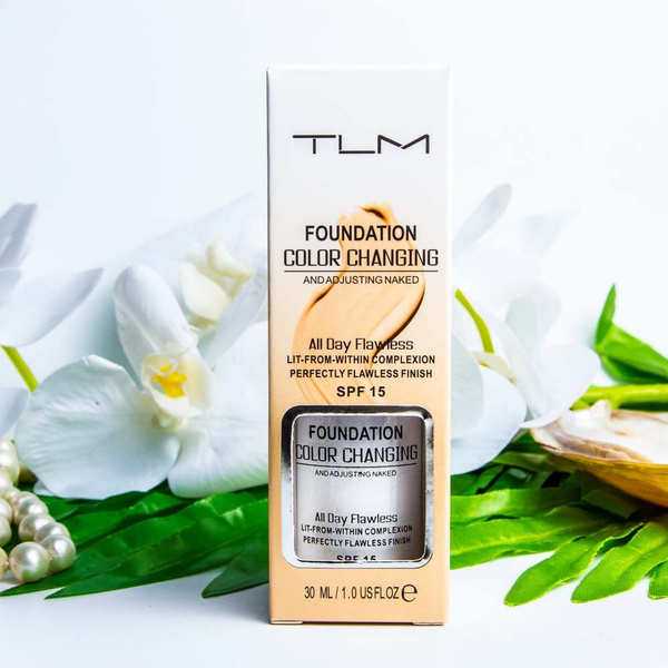TLM Тональная основа "Foundation color Changing" / TLM Тональный крем ...