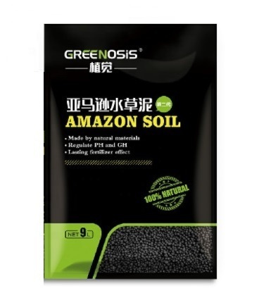Грунт питательный для креветок и растений Amazon aqua soil 3-5 мм, 9л ...