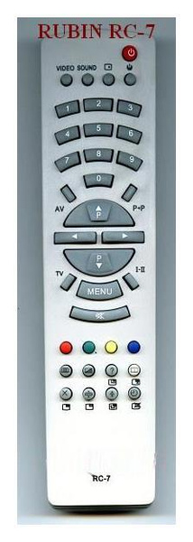 Пульт ДУ Пульт Rubin RC-7 TV - купить по выгодной цене в интернет ...