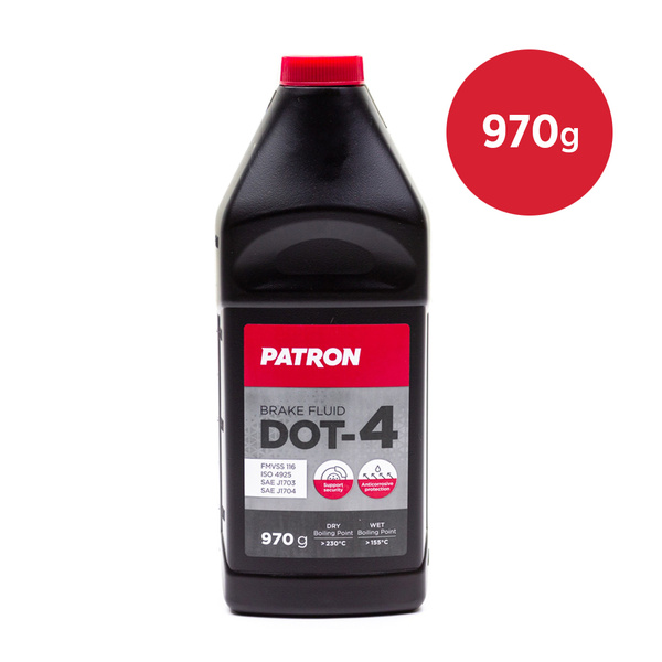 Жидкость тормозная PATRON BRAKE FLUID DOT 4 - купить по доступной цене ...