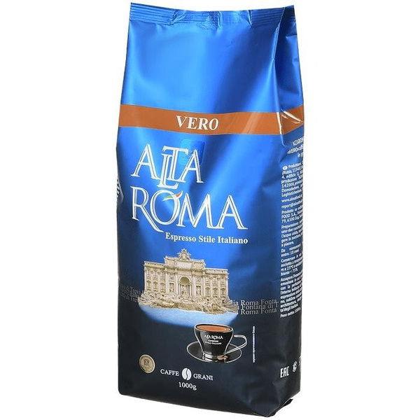 Alta Roma,Кофе в зернах Vero, 1000 грамм - купить с доставкой по ...