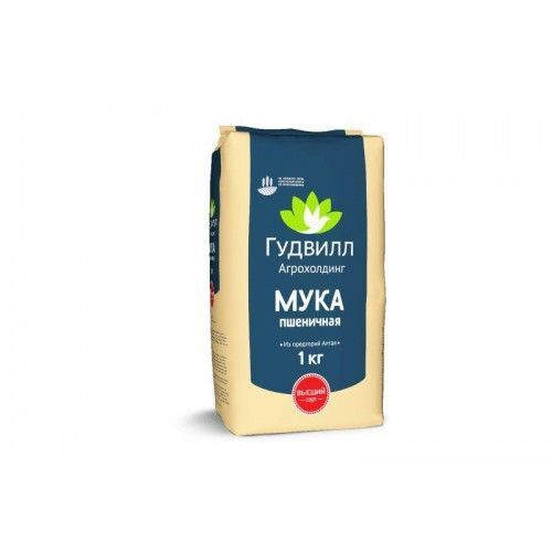 Мука пшеничная Гудвилл 1кг ( 14,4 гр. белка) в/с ГОСТ - 2шт - купить с ...