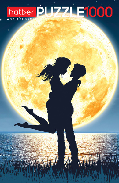 Пазлы Hatber 1000 элементов 480х680мм -Полнолуние. Романтика- - купить с доставкой по выгодным ...