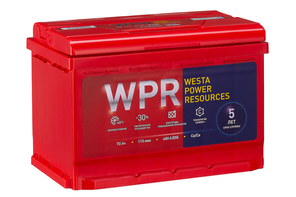 Аккумулятор автомобильный WPR 70 купить по выгодной цене в интернет ...