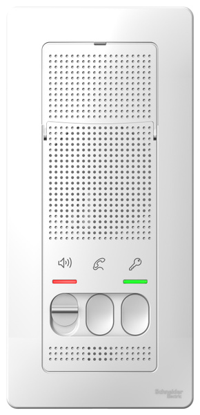 Характеристики Schneider Electric Аудиодомофон BLNDA000011, 1 ...