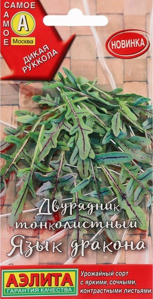 Рукола, Индау Аэлита 1_Двурядник тонколистный Язык Дракона - купить по ...
