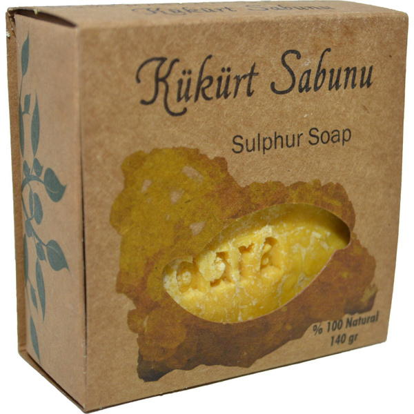Dara Sabun, Натуральное Турецкое мыло, СЕРНОЕ, 1 шт. регулирует жировой ...