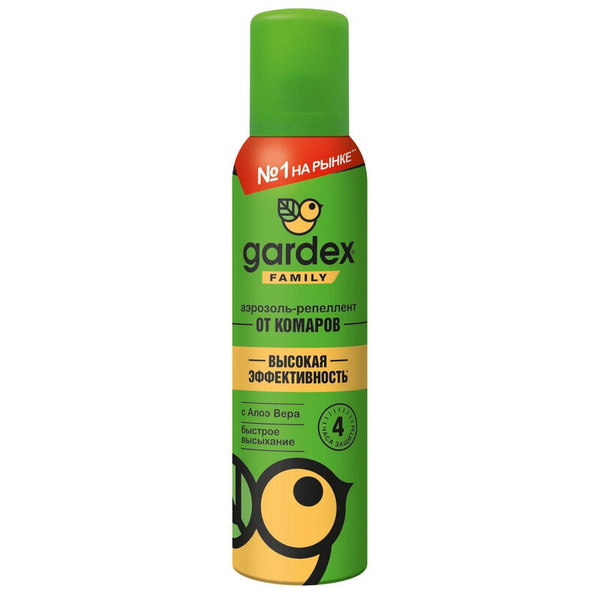 Gardex Family Аэрозоль от комаров 150 мл - купить с доставкой по выгодным ценам в интернет ...