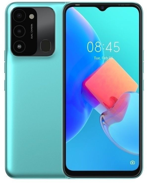Смартфон Tecno Spark 8C 4/64ГБ (Spark 8C) бирюзовый 64 ГБ ГБ Нет ...