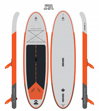 Сапборд Shark WindSUP FLY X 11x34 2022 (335x86x15 см) надувной ...