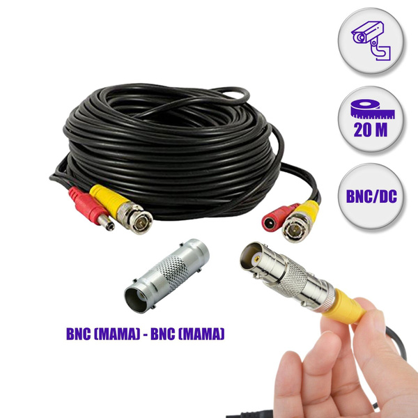 Кабель Aksmaster BNC/DC-BNC/DC - 20м - купить по низкой цене в интернет-магазине OZON (611956637)