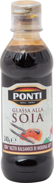Топпинг Ponti Glassa Alla Soia соевый 240г 3 шт - купить с доставкой по ...