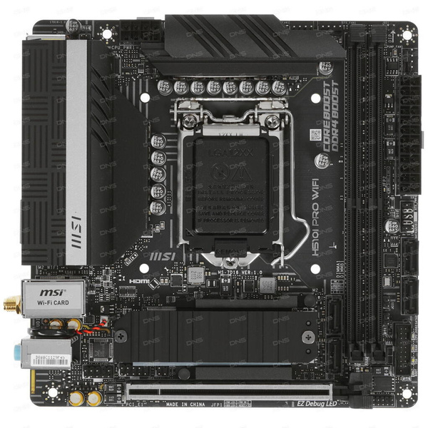 Материнская плата MSI H510I PRO WIFI купить по низкой цене с доставкой и отзывами в интернет ...