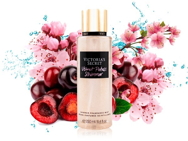 Victoria's Secret "Velvet Petals Shimmer" Спрей парфюмированный для тела / Спрей Виктория сикрет ...