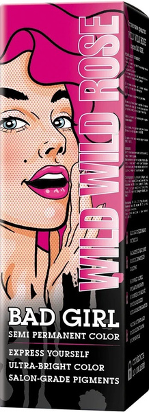 Пигмент для волос Bad Girl оттеночный Wild Wild Rose Розовый 150мл 1 шт ...