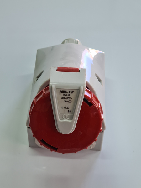 Розетка для монтажа на поверхность 4Р 16А 400V, IP67, ABL17 купить на ...