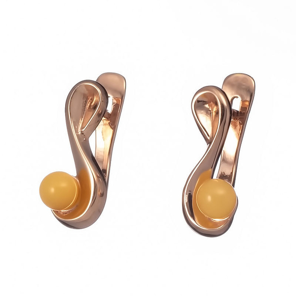 Amberprofi Серьги ювелирные Золото белое 925 пробы - купить с доставкой ...