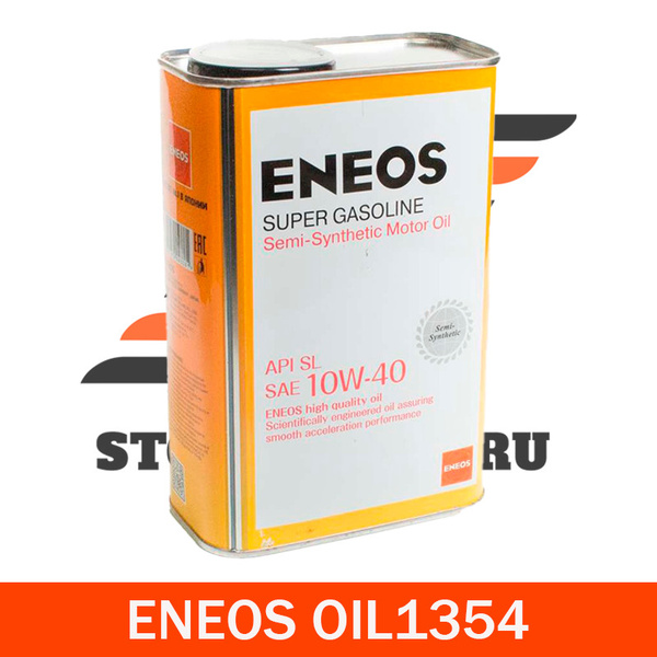 Масло моторное ENEOS SUPER GASOLINE SEMI-SYNTHETIC 10W-40 Полусинтетическое - купить в интернет ...