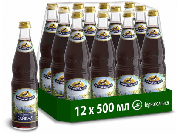 Лимонад Черноголовка Байкал 500 мл в стекле 12 штук - купить с ...