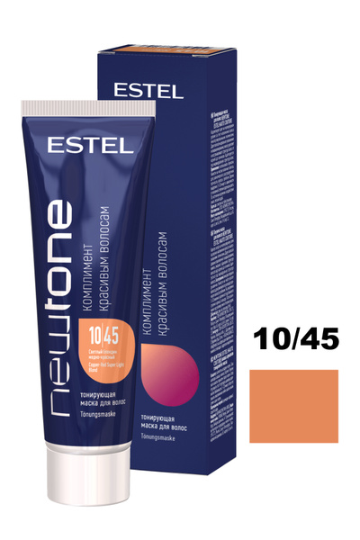 ESTEL PROFESSIONAL Маска для тонирования волос NEWTONE 10/45 Светлый блондин медно-красный, 60 ...