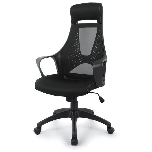 Кресло BN_Hg_EChair-578 TC сетка/ткань черный, пластик черный купить на ...