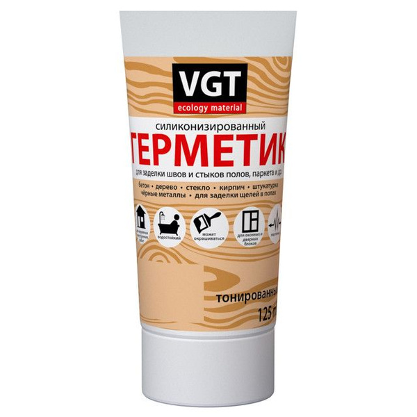 Акриловый Герметик VGT, Для дерева, белый - купить по низким ценам в ...